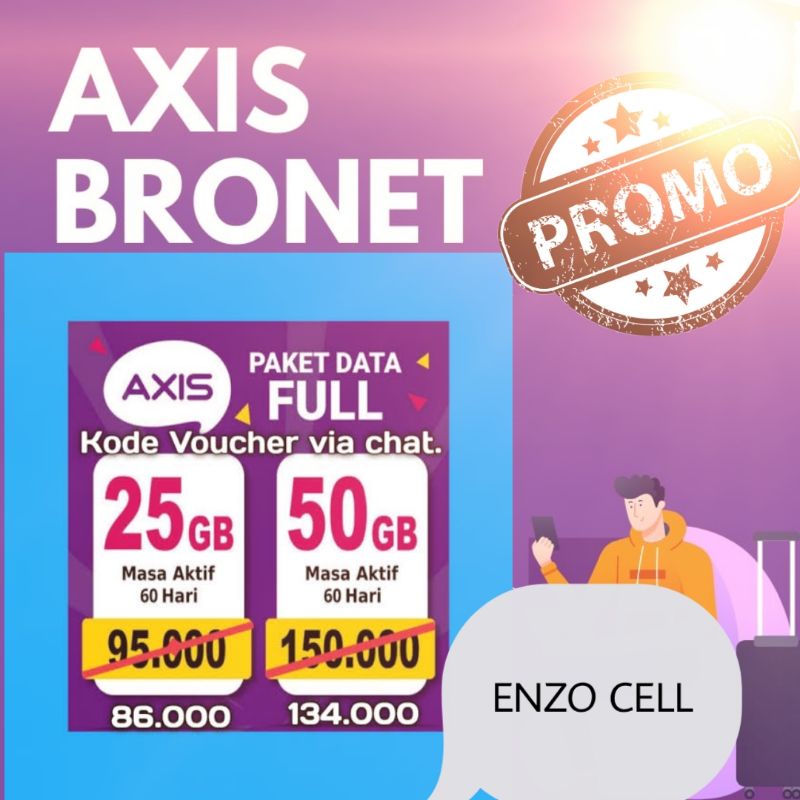 Jual Voucher Axis Aigo Bronet 30GB 65GB | Shopee Indonesia