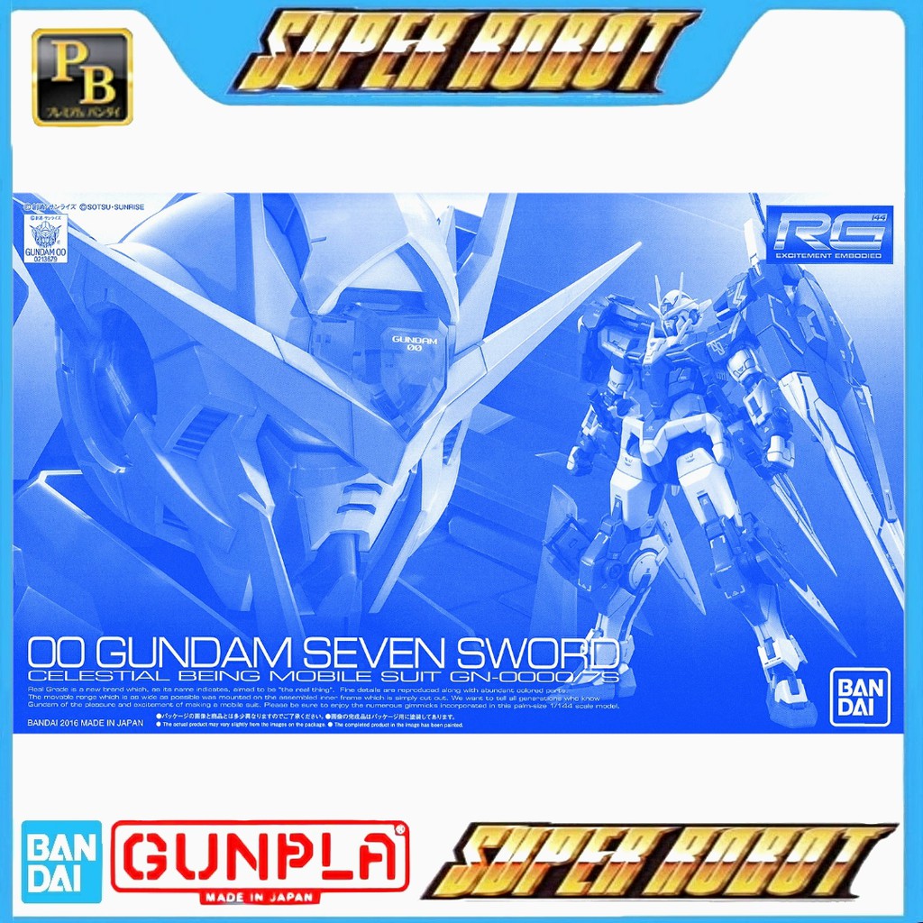 Jual BANDAI RG 00 / OO Gundam Seven Sword - PBandai | Shopee Indonesia
