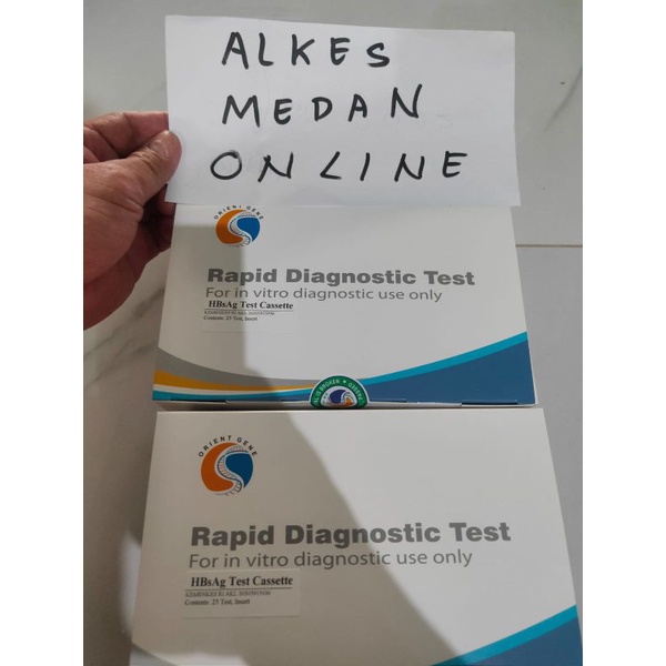 Jual Rapid tes HBsAg Orient Gene / rapid test hbsag orient gene ...