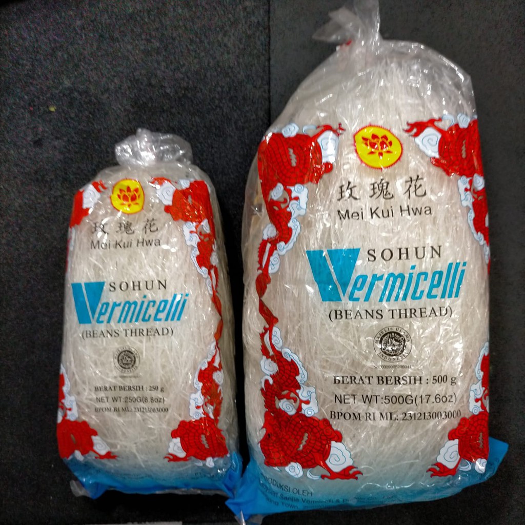 Jual SUUN NAGA BIHUN/ SOHUN/ VERMICELLI MEI KUI HWA 500g | Shopee Indonesia