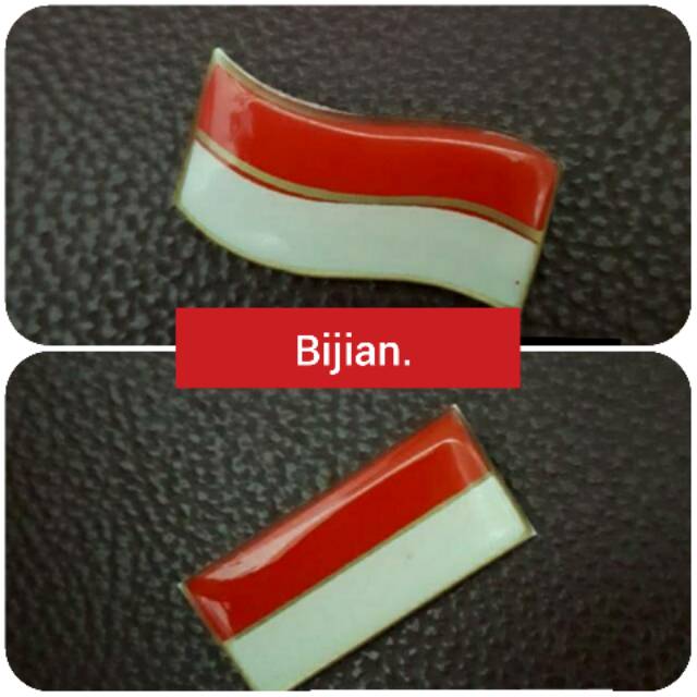 Jual Pin bendera merah putih 2x4cm - bros bendera - bendera seragam ...
