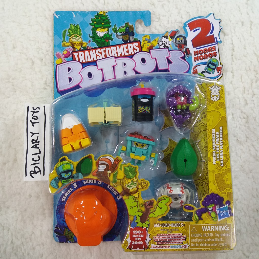Jual Transformers Botbots Bot Bots Baby Box Crib Baseball Grape Avocado ...