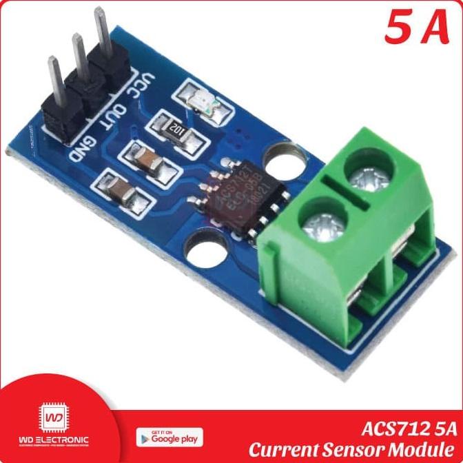 Jual SENSOR ARUS ACS712 5A CURRENT SENSOR easywa53 Murah | Shopee Indonesia