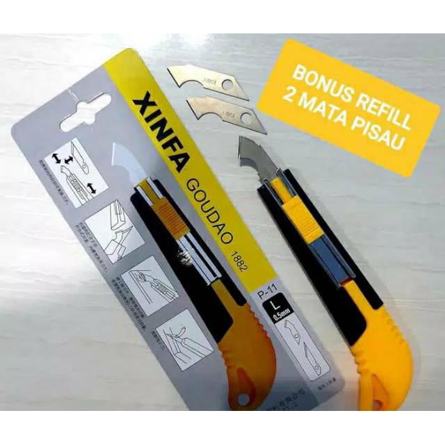 Jual Cutter Pisau Alat Pemotong / Potong HPL Taco Sheet Decosheet ...