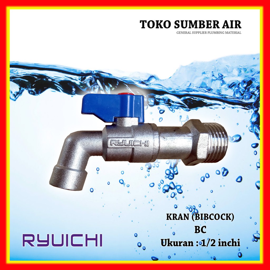 Jual KRAN – KERAN RYUICHI BC 0,5 INCH | Shopee Indonesia