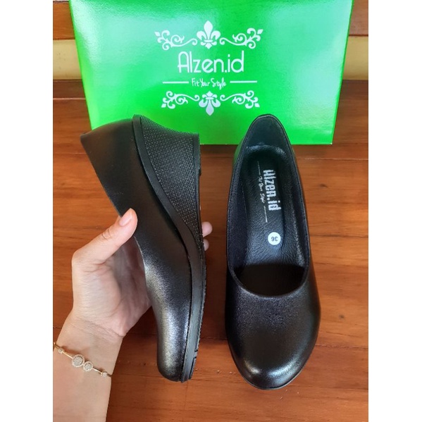 Jual Sepatu PSH Persit Bhayangkari KULIT SAPI Alzen Bulat | Shopee ...