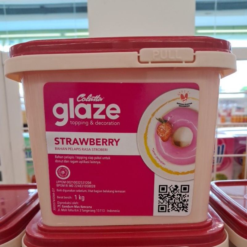 Jual Colatta Glaze 1kg | Rasa Dark Chocolate, Tiramisu, Strawberry ...