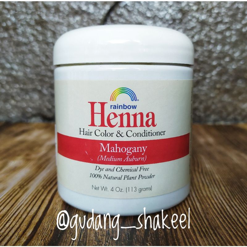 Jual Rainbow Research Henna Hair Color & Conditioner Pewarna Rambut ...