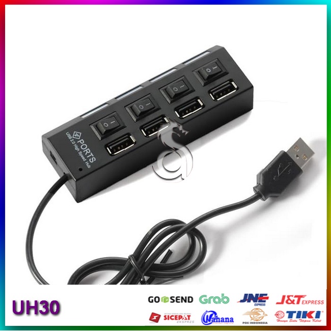 Jual Usb Hub 4 Port Saklar On-Off Usb 2.0 | Shopee Indonesia