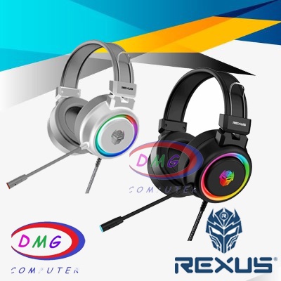 Jual Rexus Vonix F30 White Edition Headset Gaming LED RGB | Shopee ...