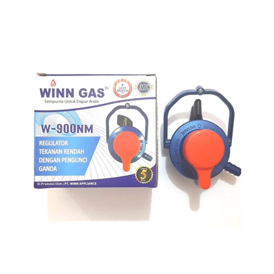 Jual Winn Gas Regulator Gas W-900 NM Double Lock Tanpa Meteran | Shopee ...