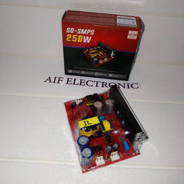 Jual Kit Power Suply switching SO SMPS 250W CT 32V | Shopee Indonesia
