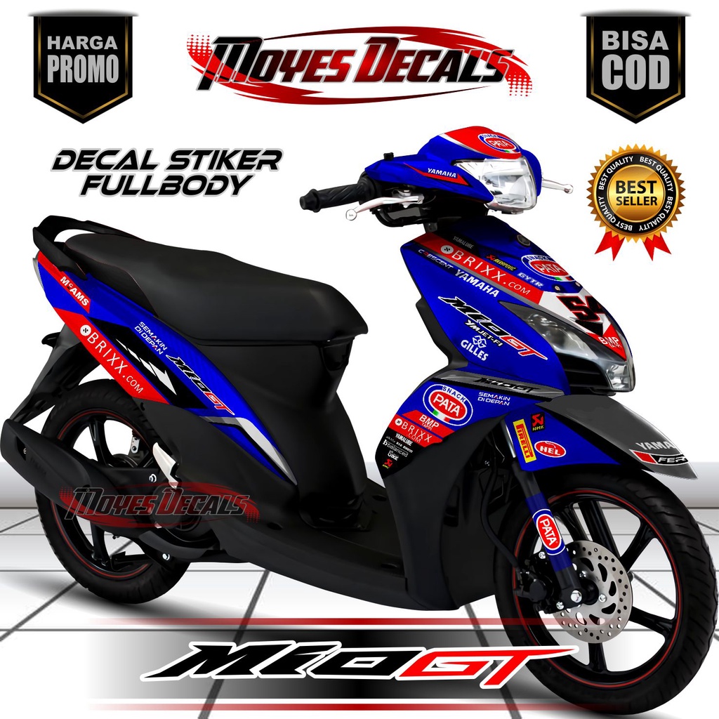 Jual Decal Mio GT Fullbody // Decal Yamaha Mio GT // Decal Motor Mio GT ...
