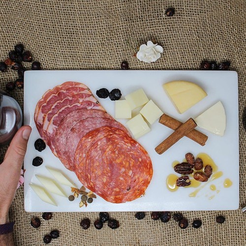 Jual White Marble Rectangular Plate Serving Platter Piring Marmer ...