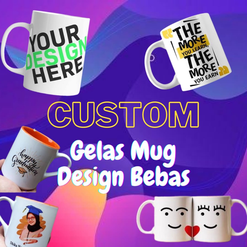 Jual Gelas Mug Keramik / Custom Gelas Kramik / Gelas Keramik Murah ...