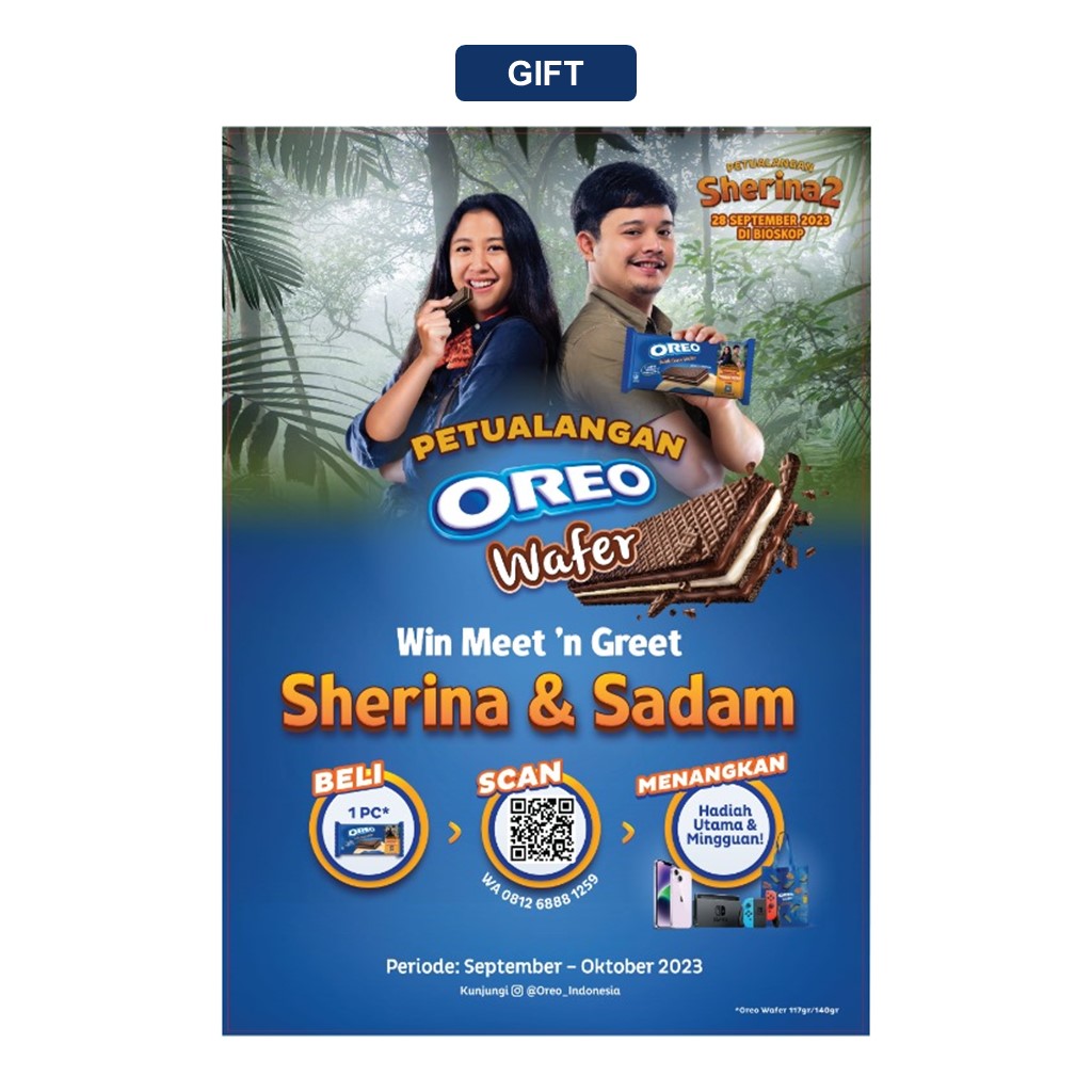 Jual [GIFT] Flyer/Brosur Petualangan Oreo Wafer | Shopee Indonesia