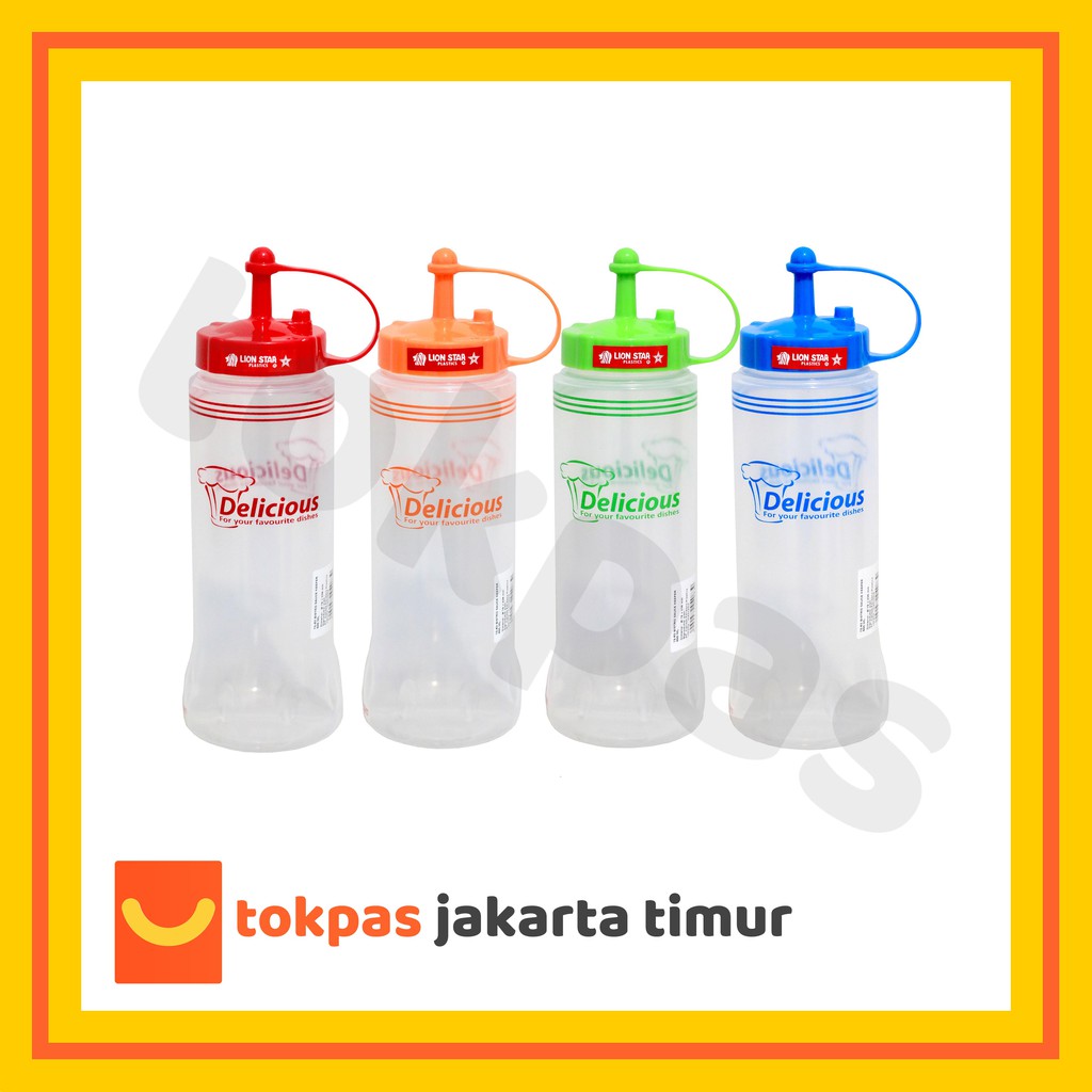 Jual Bistro Sauce Keeper 600 mL Lion Star TS 53 Botol Saus Kecap ...