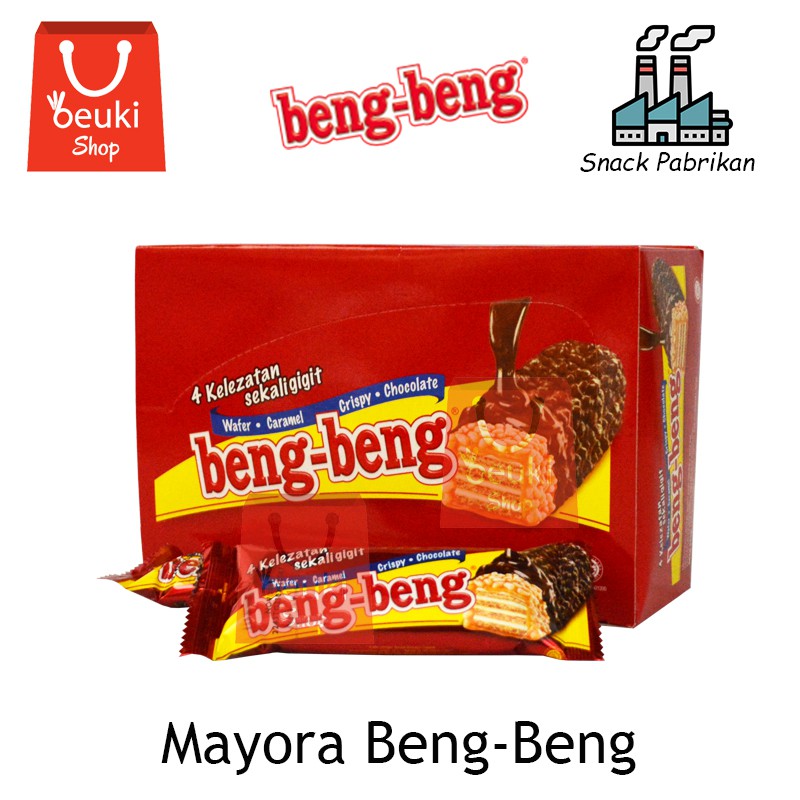 Jual Mayora Beng Beng Wafer Caramel Crispy Chocolate - 20pcs x 22g ...