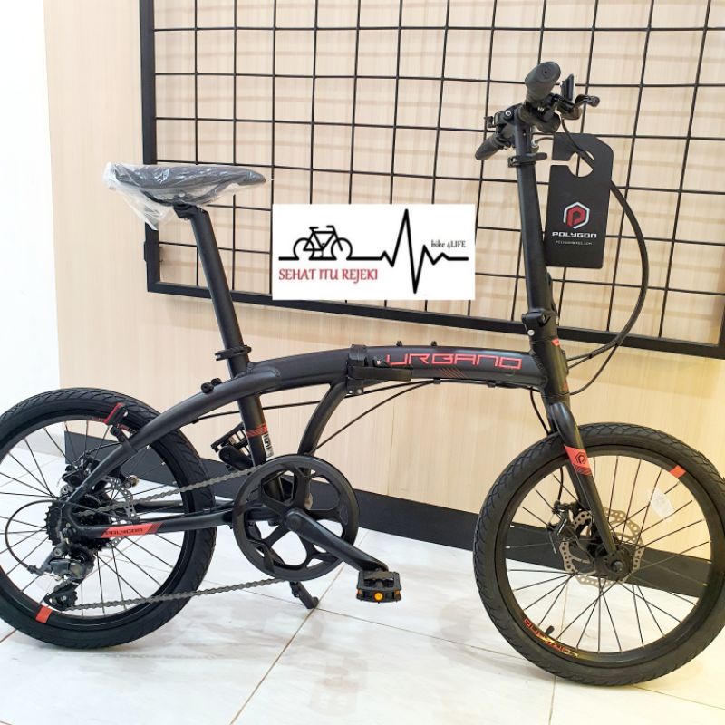 Jual SEPEDA LIPAT POLYGON URBANO 3. SELI FOLDING BIKE | Shopee Indonesia