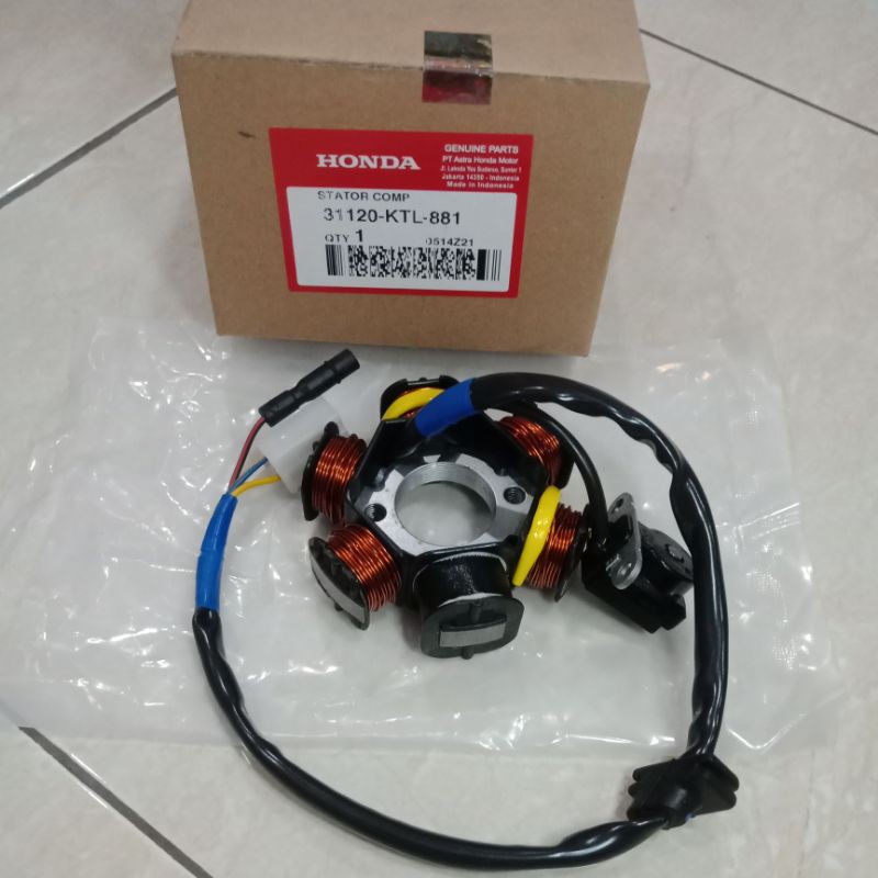 Jual SPULL SPUL STATOR KTL SUPRA FIT NEW 2006 2007 LEGENDA ORIGINAL ORI ASLI HONDA AHM 31120-KTL ...