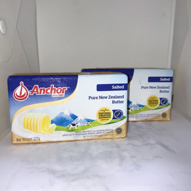 Jual Salted Butter Anchor 227 gr | Shopee Indonesia