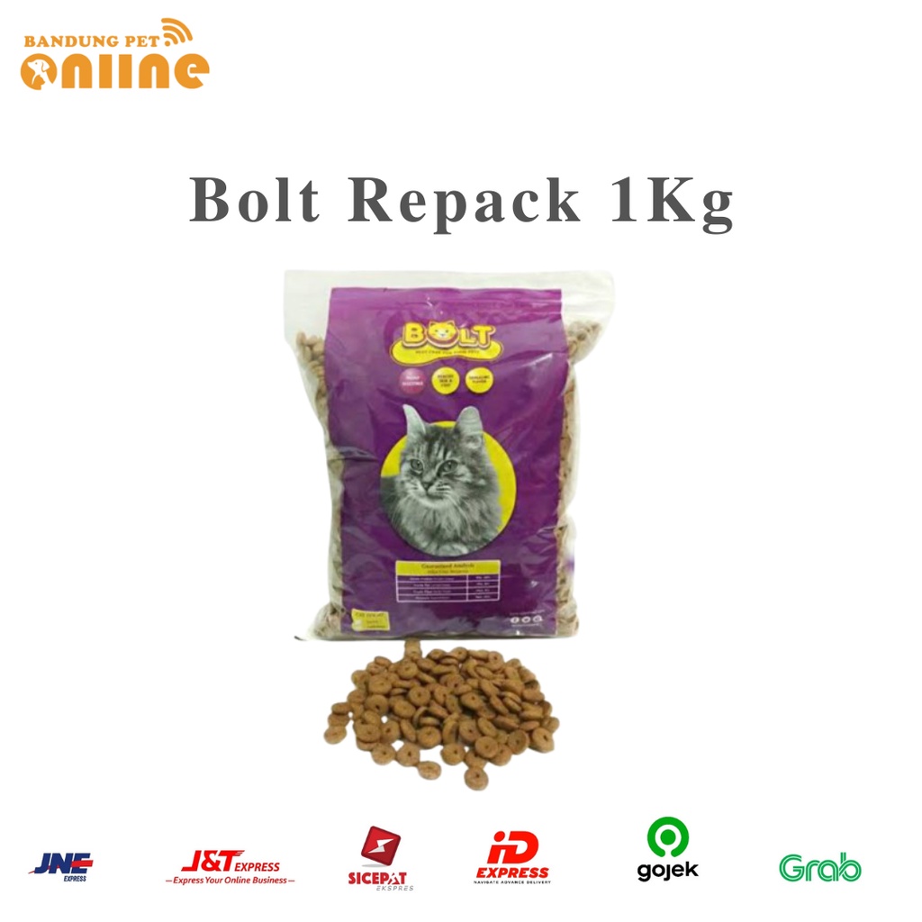 Jual Bolt Repack Tuna 800gr Makanan Kucing Dry Food Cat Food Bolt ...