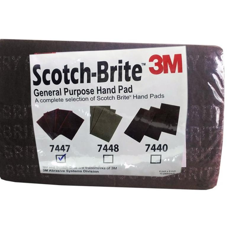 Jual Model Terbaru 3M Scotch Brite 7447 Amplas Merah Maroon General ...