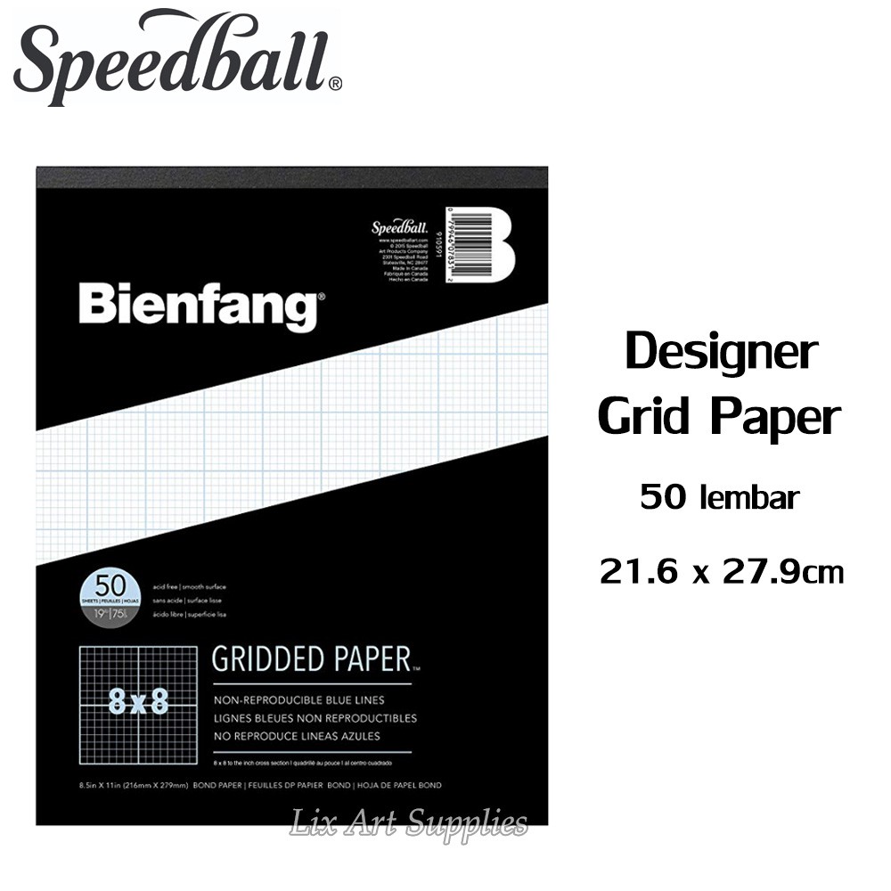 Jual Bienfang Designer Grid Paper 8.5 x 11 inch - 50 Sheets | Shopee ...