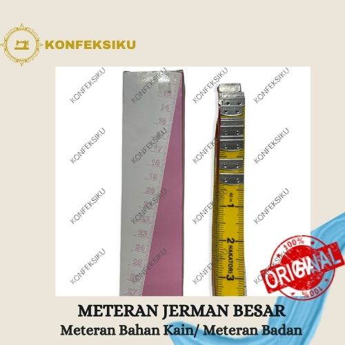 Jual METERAN JERMAN METERAN BESAR DIAMETER 1,8cm / METERAN BAHAN KAIN ...
