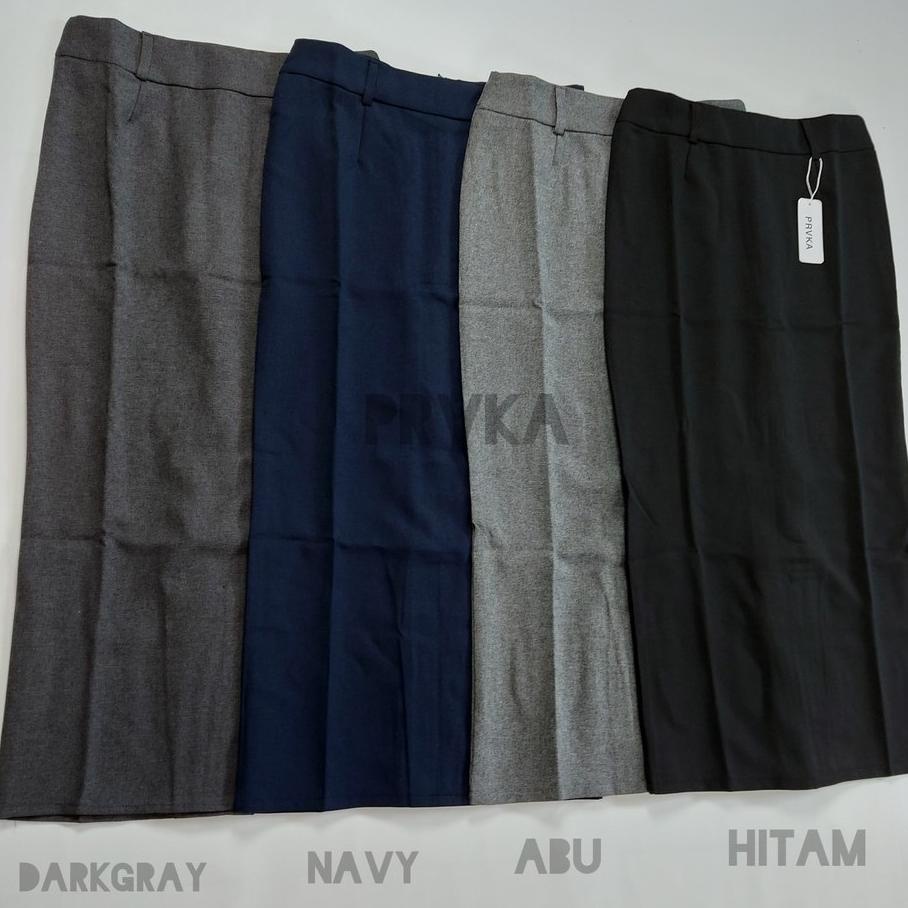 Jual Rok Kerja Wanita / Kantoran . Model Span / Belah Remple ( Ukuran S ...