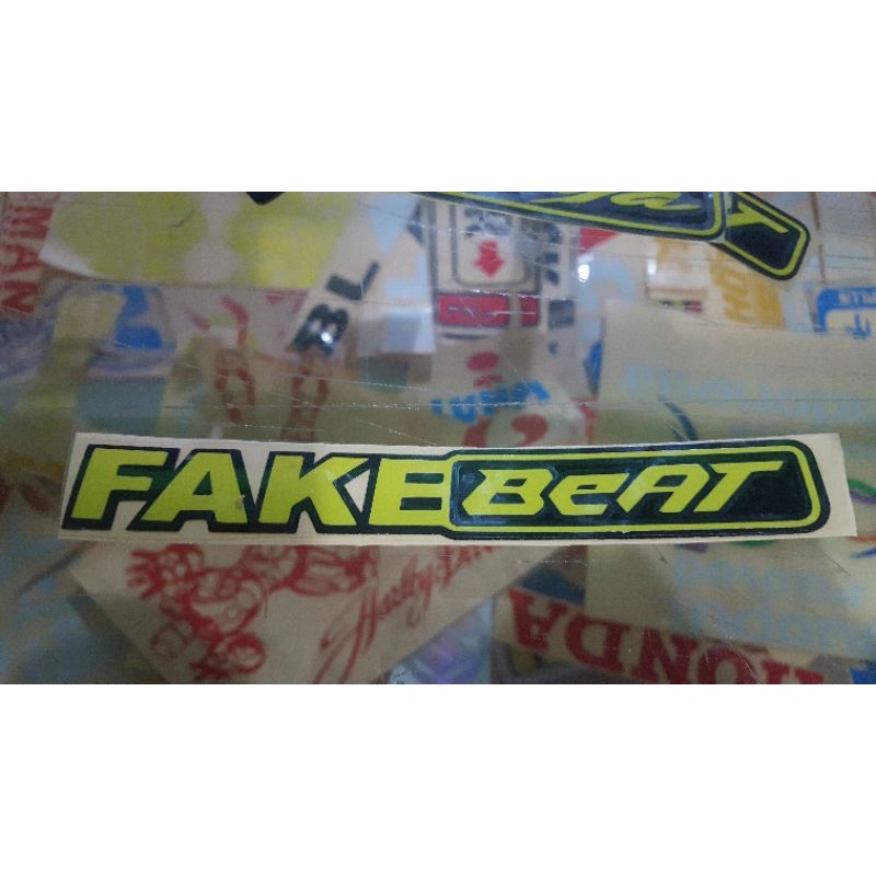 Jual stiker fake beat/fake mio/fake ninja/vake vario | Shopee Indonesia