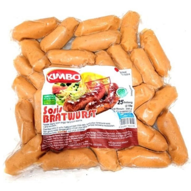 Jual Kimbo Sosis bratwurst coocktail / kimbo sosis mini / sosis sapi ...