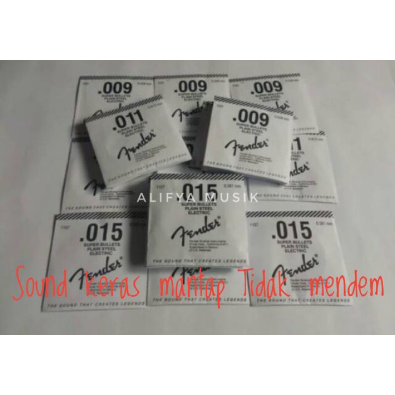 Jual Senar Gitar String Guitar Electric Fender No 1 2 3 Eceran | Shopee ...