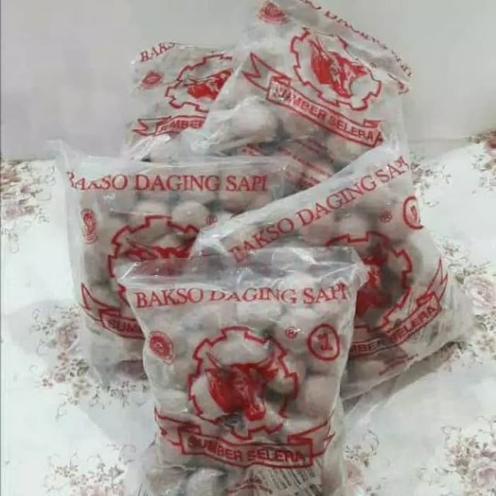 Jual Bakso Sapi Sumber Selera 1 KG Isi 50 Butir Baso Sapi Bakso Frozen ...