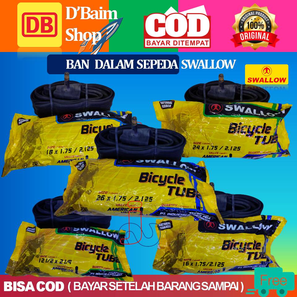 Jual Ban Dalam Sepeda Swallow 12 sampai 26 Ban Dalam Sepeda Super Murah | Shopee Indonesia