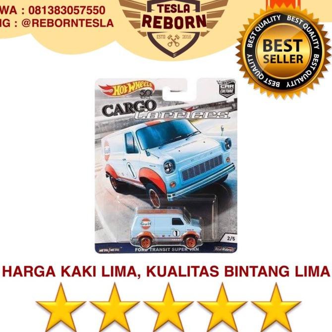 Jual Hotwheels Hot Wheels Cargo Carriers - Ford Transit Super Van ...