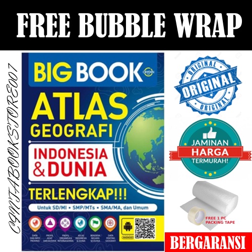 Jual BUKU BIG BOOK ATLAS GEOGRAFI INDONESIA DAN DUNIA | Shopee Indonesia