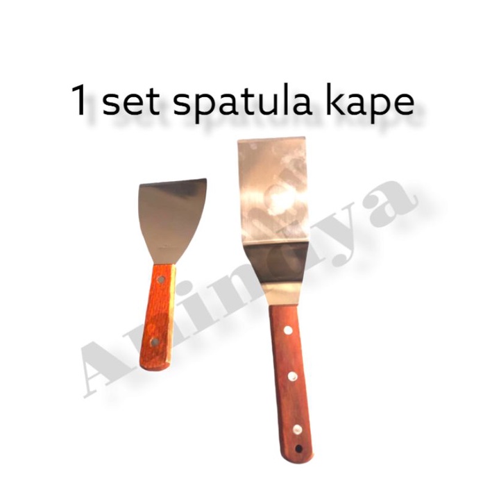 Jual sutil kape spatula martabak roti jon tepanyaki stainless steel ...