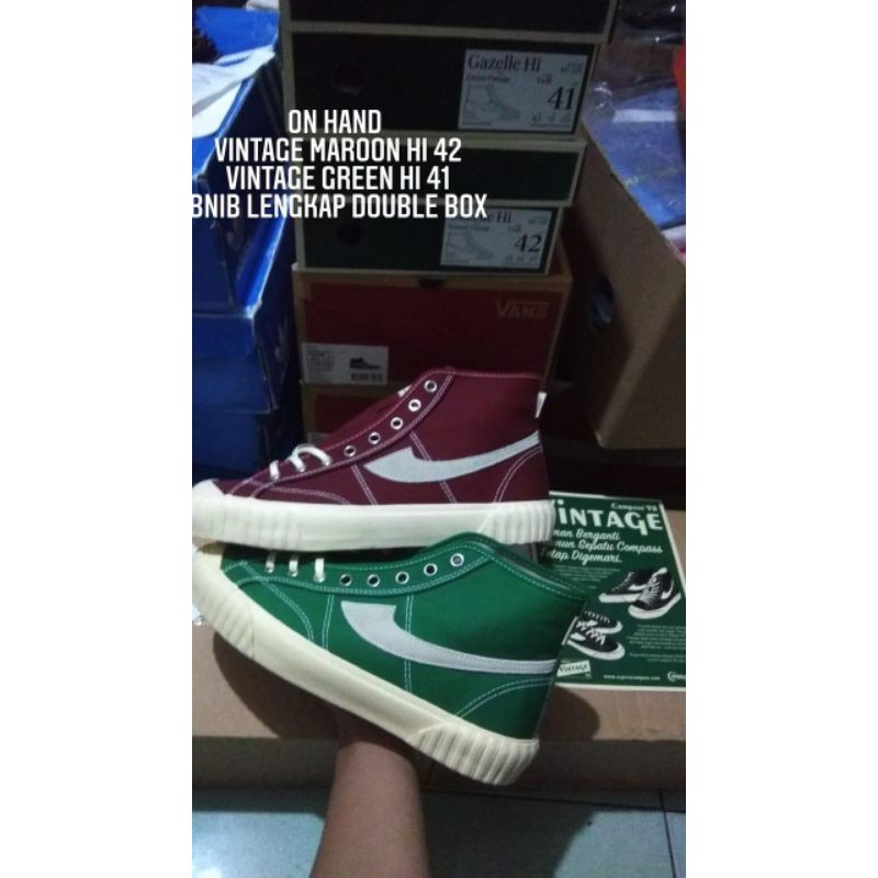 Jual Sepatu Compass Vintage HI | Shopee Indonesia