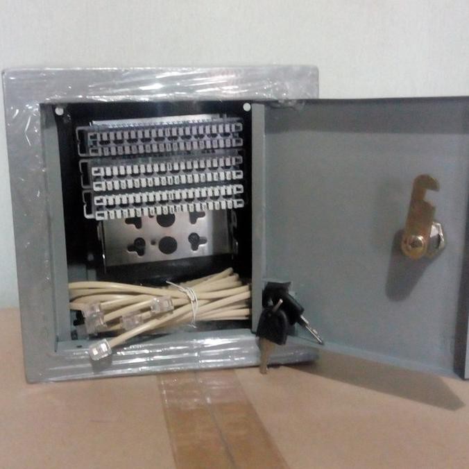 Jual MDF Terminal Box 24 Extension komplit frame Lsa Kabel RJ11 ...