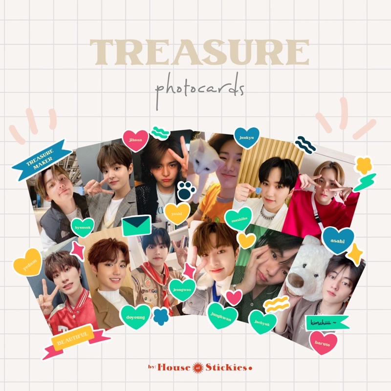 Jual TREASURE Unofficial Photocard (Boyfie Selca Edition) | Shopee ...