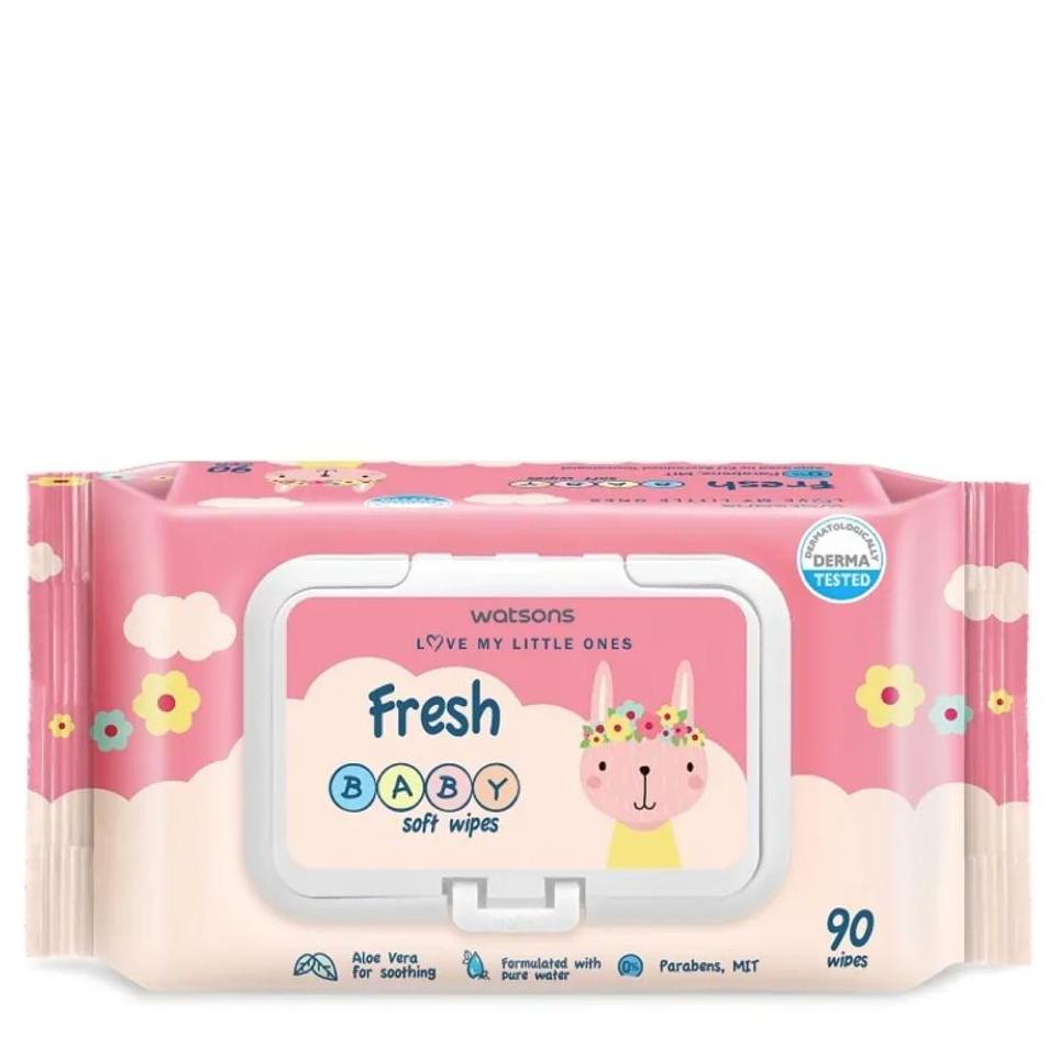 Jual Tissue basah Watsons Hand & Mouth baby wipe 90 wipes | Shopee ...
