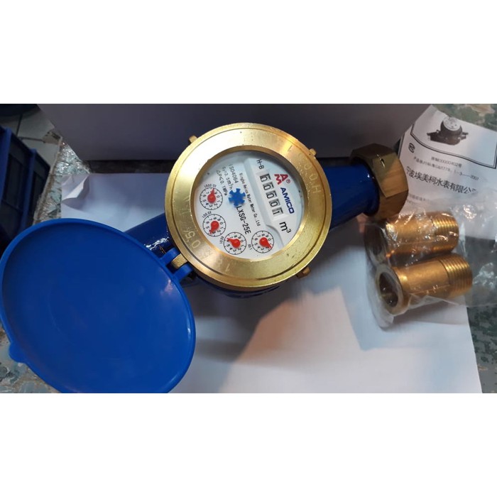 Jual Water Meter 1- 1/2 Inch Amico - Meteran Air - Flow Meter | Shopee ...