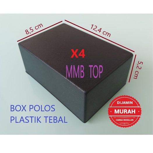 Jual Box Polos X 4 Plastik - Box Polos Hitam Serba Guna | Shopee Indonesia