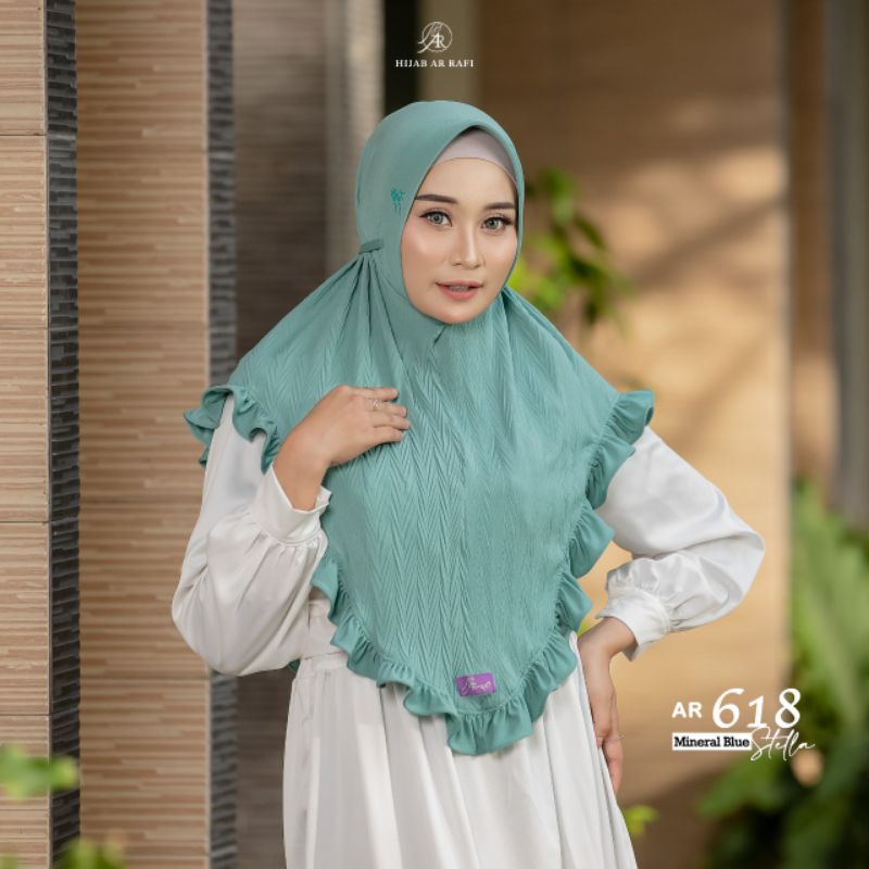 Jual AR 618 HIJAB INSTANT PLISKIT PADI BY AR RAFI ( ORI ) | Shopee Indonesia