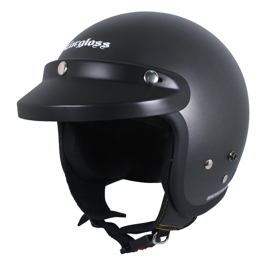 Jual Helm Cargloss Original CFM Retro Army Half Face - Gun Metal ...