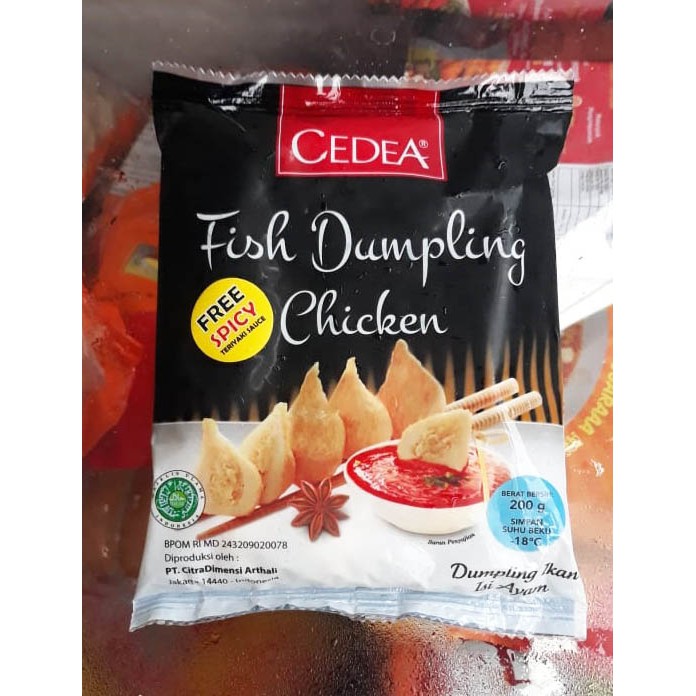 Jual Cedea Fish Dumpling Chicken 200 gr Dumpling Ikan isi ayam | Shopee ...