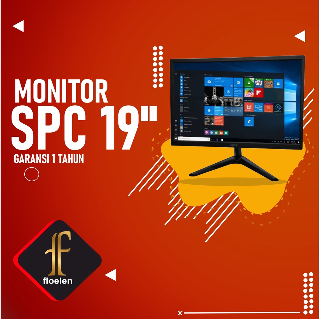 Jual MONITOR LED SPC SM-19HD 19 inch 1ms/3ms 60Hz | Shopee Indonesia