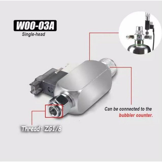 Jual Co2 Solenoid Selenoid valve katup listrik otomatis DC tabung ...