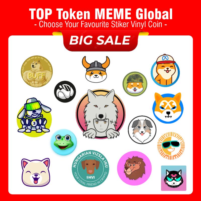 Jual Stiker Vinyl Top Token MEME Global | Shopee Indonesia